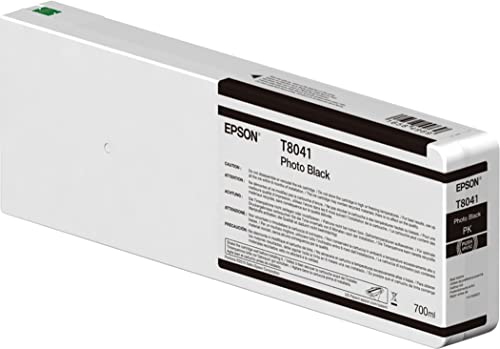 Epson UltraChrome HD Photo Black 700mL Ink Cartridge for SureColor SC P6000/8000/7000/9000 Series Printers