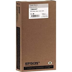 Epson UltraChrome HD Light Black 700mL Ink Cartridge for SureColor SC P6000/8000/7000/9000 Series Printers