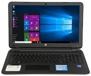 hp 15-f233wm 15.6 laptop celeron n3050 4gb 500gb hd dvd±rw/cd-rw webcam win 10 home