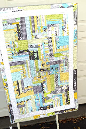 Animal Safari Quilted Baby Boy Blanket