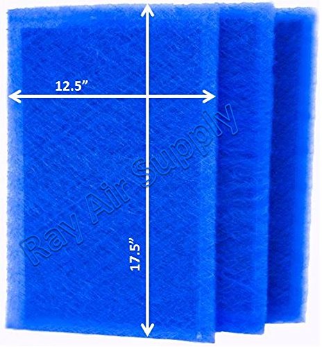 RAYAIR SUPPLY 14x20 Dynamic Air Cleaner Replacement Filter Pads 14X20 Refills (3 Pack)