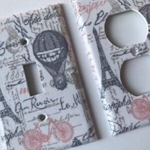 Paris Light Switch Cover - Various Size Light Switchplates Offered