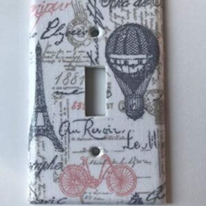 Paris Light Switch Cover - Various Size Light Switchplates Offered