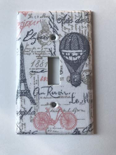 Paris Light Switch Cover - Various Size Light Switchplates Offered