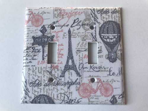 Paris Light Switch Cover - Various Size Light Switchplates Offered