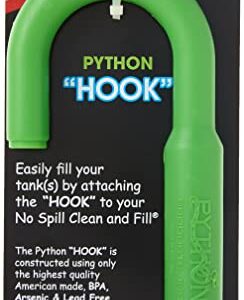 Python Hands-Free and Spill Free Aquarium Hook, Green