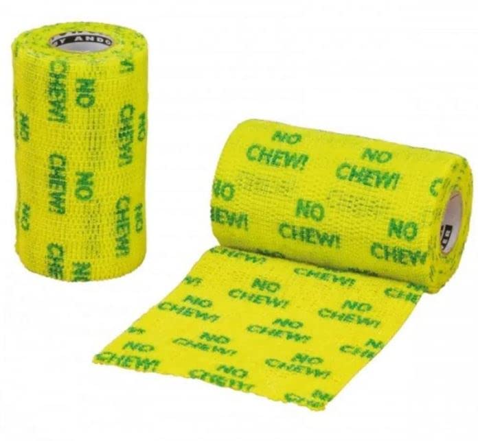 PETFLEX NO CHEW Bandage 4" by 5 Yards (3 Pack)