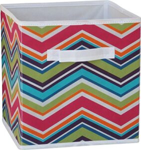 coscoproducts fabric storage bin, chevron