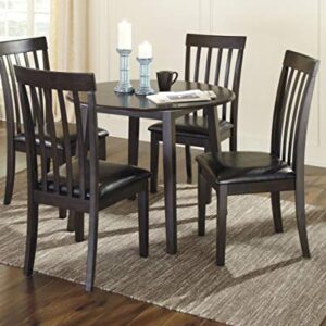 Signature Design by Ashley Hammis Rake Back Dining Room Chair, 2 Count, Dark Brown