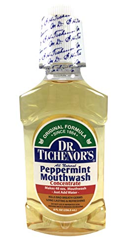 Dr. Tichenor's All Natural Peppermint Mouthwash - 8 Ounce (Pack of 3)