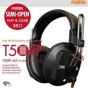 Fostex T50RP MK3 Professional Studio Headphones, Semi-Open