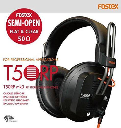 Fostex T50RP MK3 Professional Studio Headphones, Semi-Open