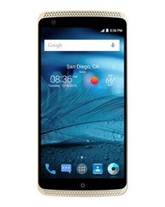 zte axon pro unlocked phone, a1p132, 64 gb ion gold