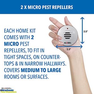 Bell and Howell Ultrasonic Pest Repeller Home Kit (Pack of 6), Ultrasonic Pest Repeller, Pest Repellent for Home, Bedroom, Office, Kitchen, Warehouse, Hotel, Safe for Human and Pet