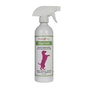 dogfresh soothing, cleansing, dander removing spray for dogs and cats with problem skin