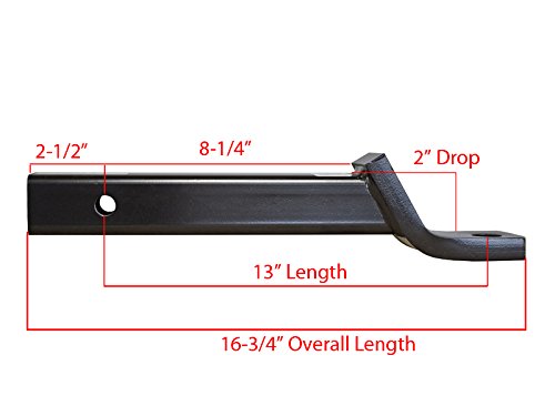 Rigid Hitch Class III, IV Hitch Ball Mount UB-213-B