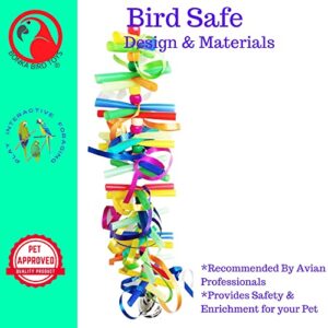 Bonka Bird Toys 1917 Party Small Medium Bird Toy Parrot cage Craft Toys Cages Cockatiel Budgie Lovebird