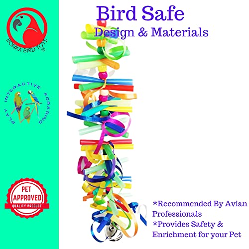 Bonka Bird Toys 1917 Party Small Medium Bird Toy Parrot cage Craft Toys Cages Cockatiel Budgie Lovebird