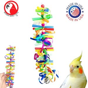 Bonka Bird Toys 1917 Party Small Medium Bird Toy Parrot cage Craft Toys Cages Cockatiel Budgie Lovebird