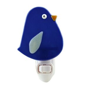 Fused Glass Blue Canary Night Light