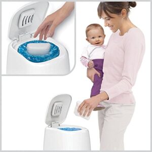 Playtex Diaper Genie Complete Diaper Pail with Odor Lock Technology, Gray