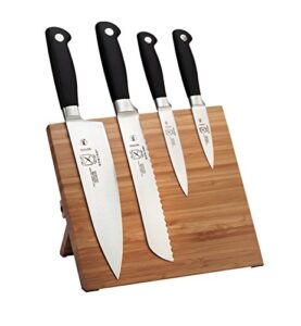 mercer culinary genesis 5-piece magnetic board set, bamboo