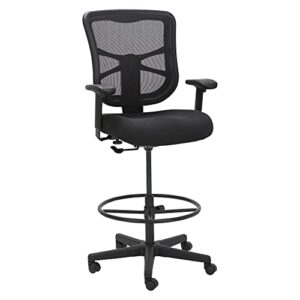 alera aleel4614 alera elusion series mesh stool, black