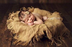 burlap blanket newborn photography prop baby photo prop blanket