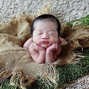 Burlap Blanket Newborn Photography Prop Baby Photo Prop Blanket