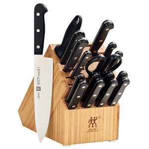 zwilling twin gourmet classic 18-pc knife block set