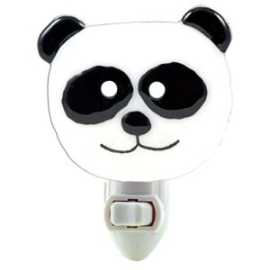 Fused Glass Panda Night Light