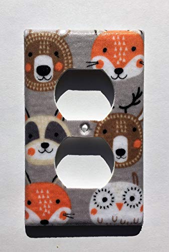 Fox Light Switch Plate Cover Various Sizes Offered