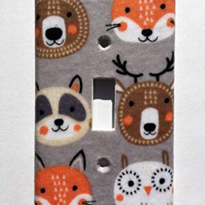 Fox Light Switch Plate Cover Various Sizes Offered