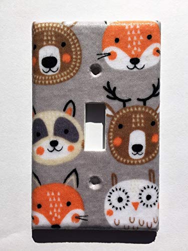 Fox Light Switch Plate Cover Various Sizes Offered