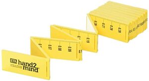 hand2mind folding fraction and decimal number line for classroom, 4th grade math manipulatives, teacher supplies, homeschool supplies, fraction manipulatives, activity guide (1 set of 2)