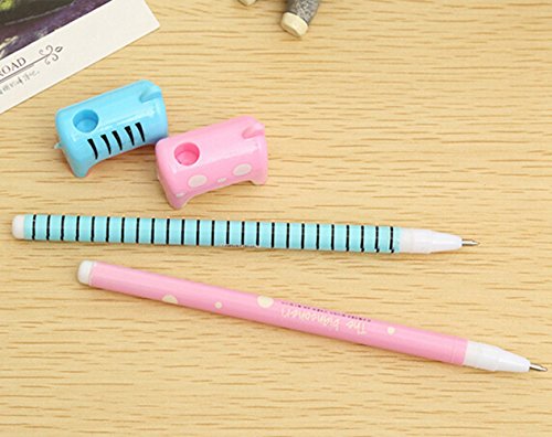 KitMax (TM) Pack of 12 Pcs Cute Cool Giraffe Donkey Zebra Shape Personalized Promotional Ballpoint Pens Office School Supplies Students Children Gift