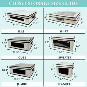 DII Breathable Closet Storage Organizer, Shirt, Damask