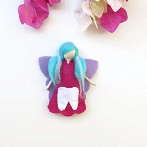 Handmade Tooth Fairy Doll for Girls, Tooth Fairy Pocket, Tooth Fairy Gifts for Girls age 6