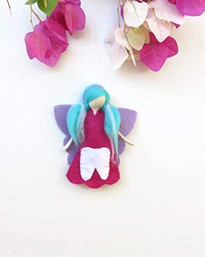 Handmade Tooth Fairy Doll for Girls, Tooth Fairy Pocket, Tooth Fairy Gifts for Girls age 6