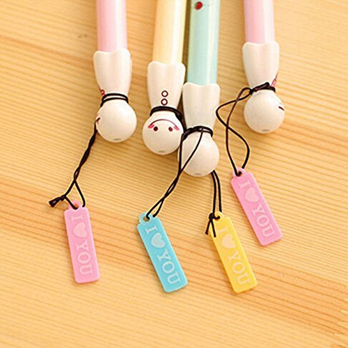 Pack of 12 Pcs 0.38 Mm Cute Cool Japanese Sunny Doll Gel Ink Pen Office School Supplies Students Children Gift by BLUECELL