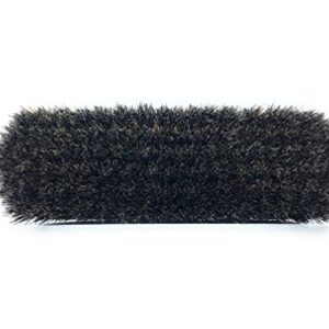 Bickmore Shoe & Boot Shine Brush - 100% Horsehair - Cleaning Brush Great for Waxing, Polishing, Buffing Finished Leather