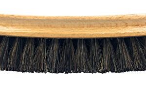 Bickmore Shoe & Boot Shine Brush - 100% Horsehair - Cleaning Brush Great for Waxing, Polishing, Buffing Finished Leather