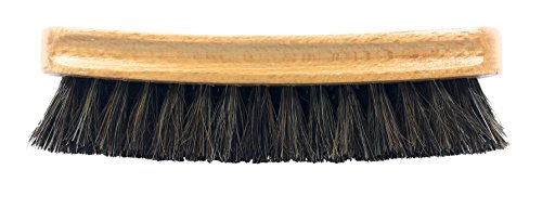 Bickmore Shoe & Boot Shine Brush - 100% Horsehair - Cleaning Brush Great for Waxing, Polishing, Buffing Finished Leather