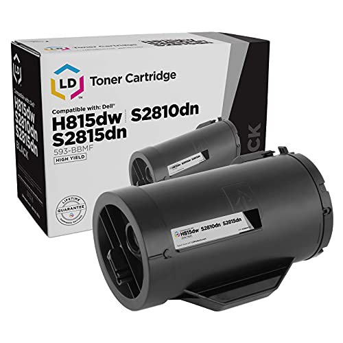 LD Products Compatible Toner Cartridge Replacement for Dell 593-BBMF 47GMH High Yield (Black) Compatible with Dell Laser: H815dw, S2810dn & S2815dn