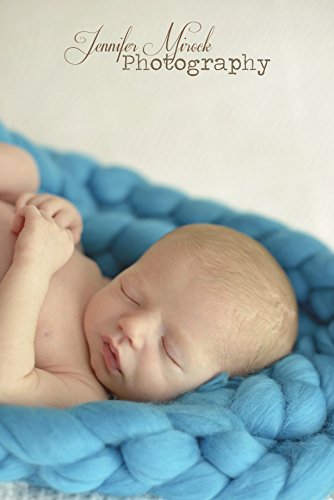 Long Merino Wool Braids, Newborn Photography Photo Prop