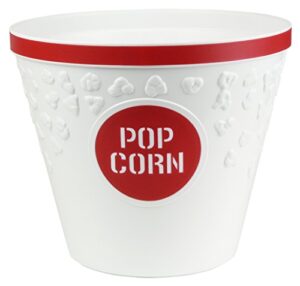 hutzler popcorn bucket, red large