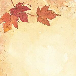 Great Papers! Fall Leaves Letterhead, Imprintable Stationery, 80 Sheets, 8.5" x 11" (2014075)