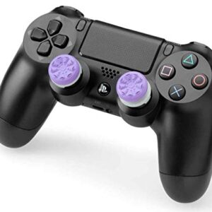 KontrolFreek FPS Freek Galaxy Purple for PlayStation 4 (PS4) and PlayStation 5 (PS5) | Performance Thumbsticks | 1 High-Rise, 1 Mid-Rise | Purple