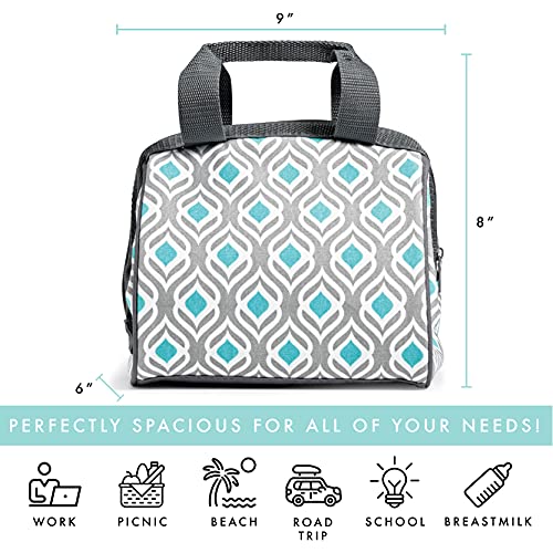 Fit+Fresh Charlotte Adult Insulated Lunch Bag women love as a Lunchbox, Lunch Tote, Cute Small Lunch Box For Women, Lunch box Men, Lunch Bags Women, Insulated Lunch Box, Lunch Boxes, Adult Lunch, Gray