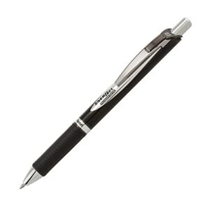 pentel energel permanent security pen black 0.7mm pack of 12 blp77-ax